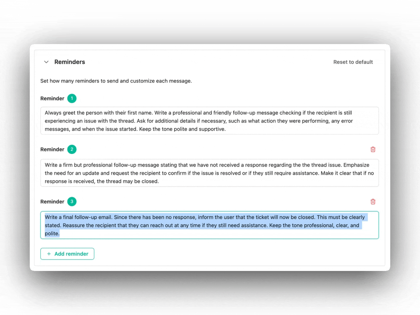 Thread Launches Reminder Agents: Built by Techs, for Techs
